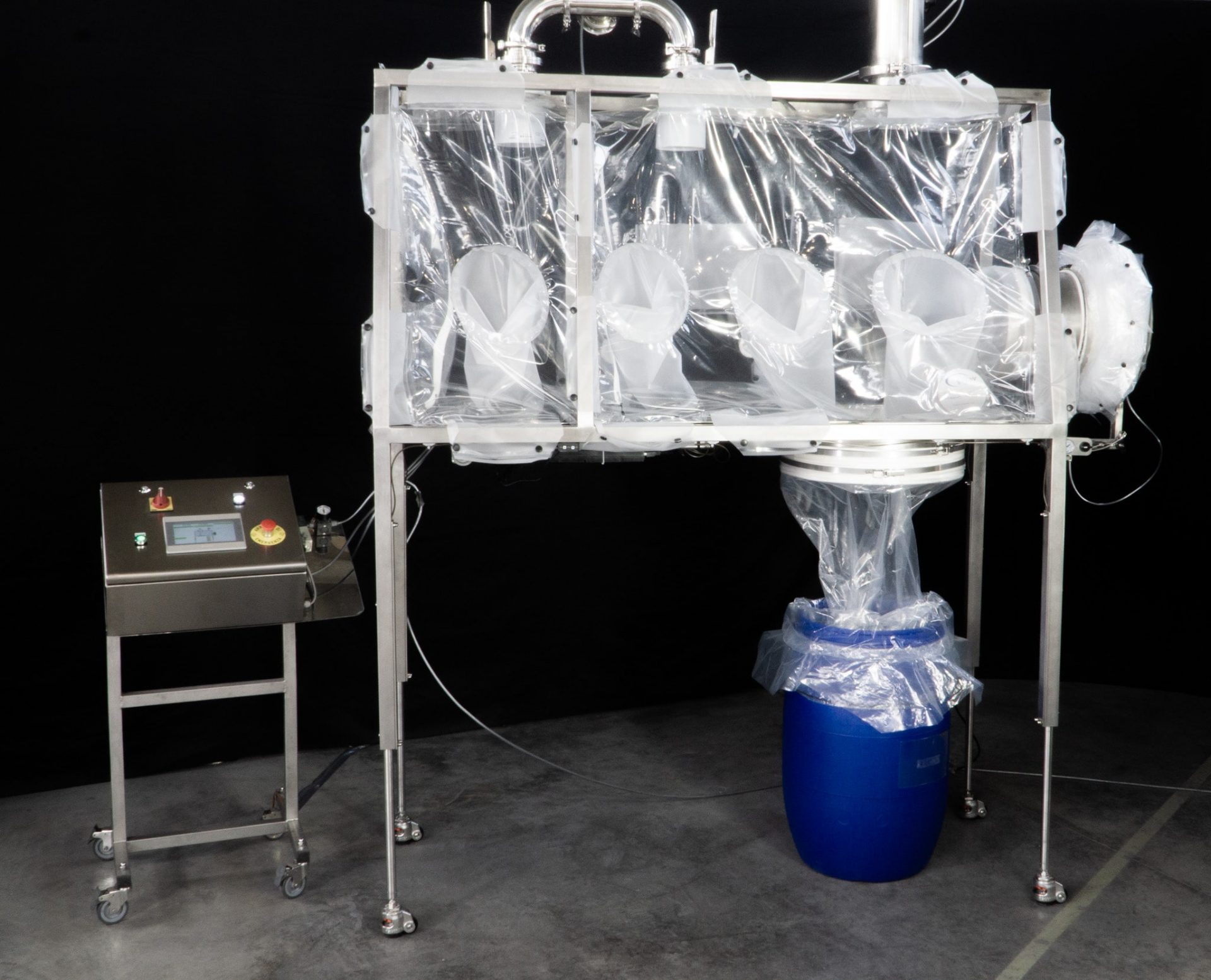 Motorised Telescopic Glove Bag. - csv containment news